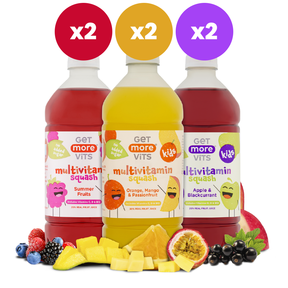 Multivitamin squash multipack for kids
