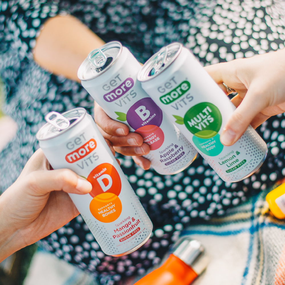 Sparkling Cans Vitamin Drinks Bundle 12 x 330ml cans
